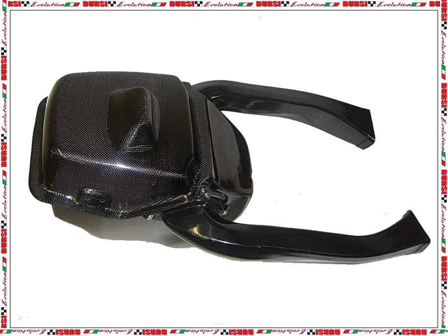 SU ORDINAZIONE .Airbox maggiorato in carbonio 1098/1198